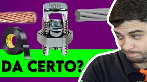 Como Emendar Cabo de Alumínio Cabo de Cobre Na Obra YouTube