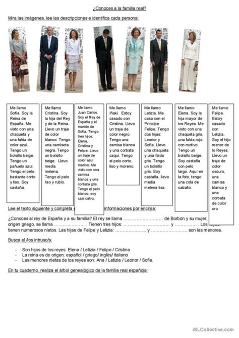 56 Familia Español ELE hojas de trabajo pdf doc