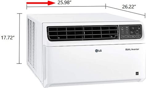 Window Ac Dimensions In Inches Sizes Of Ton Ton K K Btu Units