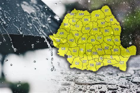 Anunțul de ultimă oră al meteorologilor E cod galben de ploi în mai