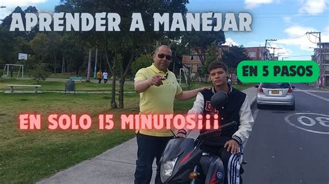 Como Aprender A Manejar Moto En Minutos Desde Cero Youtube