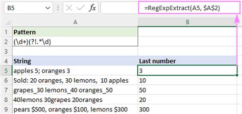 Regex To Extract Strings In Excel One Or All Matches