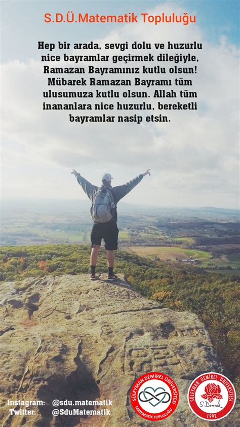 SDÜ MATEMATİK TOPLULUĞU on Twitter Bu Bayram sevdiklerimizle
