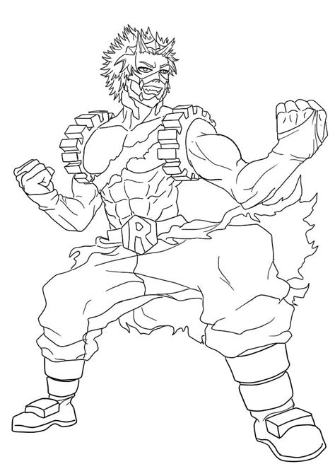 Livre De Coloriage Kirishima Imprimable Et En Ligne