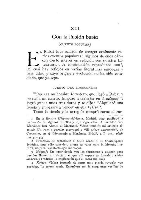 Con la ilusión basta cuento popular Ángel González Palencia