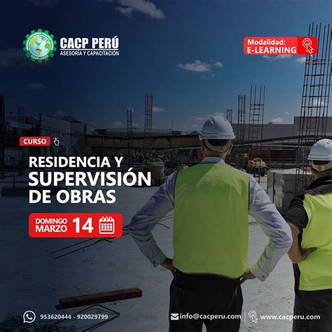 CACP Perú Curso Residencia Y Supervisión De Obras 2020 3