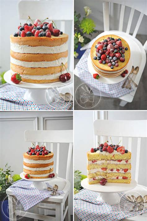 Naked Cake Aux Fruits Rouges Amuses Bouche