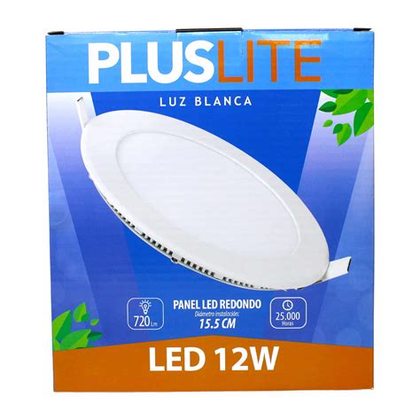 Panel LED 12W Redondo Luz Blanca ILUMAX