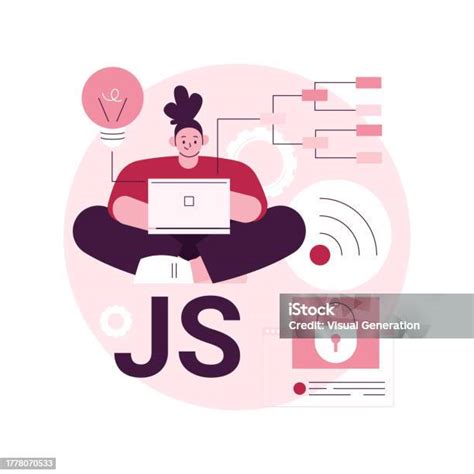 javascript abstract concept vector illustration stock illustration download image now