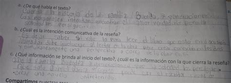 Escritor Respondemos En El Cuaderno A De Qu Habla El Texto B