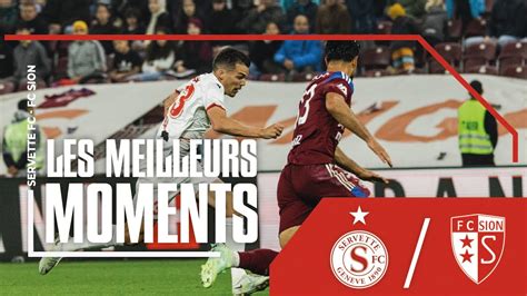 Servette Fc Fc Sion Le R Sum Youtube