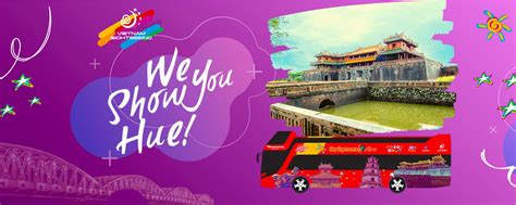 Vé xe bus 2 tầng ngắm cảnh tại Huế Vietnam Sightseeing