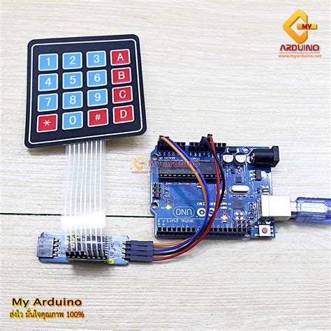 Arduino Nano I2c Matrix Keypad With Pcf8574pcf8574a Gpio 42 Off