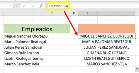 C Mo Convertir La Primera Letra En May Scula En Excel