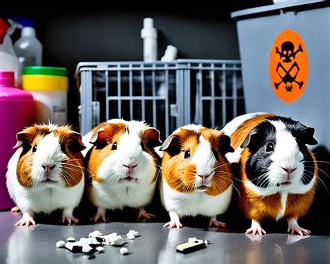 Giftige Substanzen tödlich für Meerschweinchen