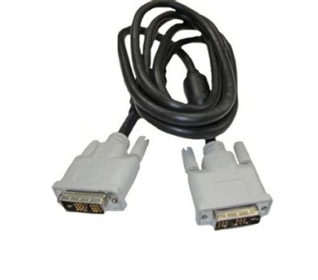 Cabo Para Monitor DVI X DVI 1 5mts Single Link Branco FrancaVirtual