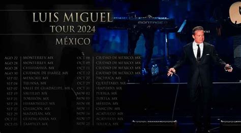 Luis Miguel anuncia 28 conciertos en México para 2024 Okey Querétaro