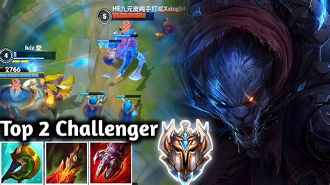 Wild Rift Top 2 Challenger Rengar Baron Lane Gameplay YouTube