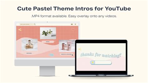 Cute Aesthetic Pastel Intro Outro For YouTube