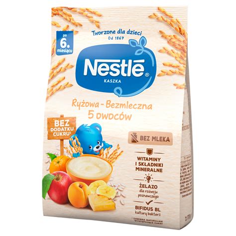 Nestle kaszka ryżowa bezmleczna dla dzieci powyżej 6 miesiąca życia 5