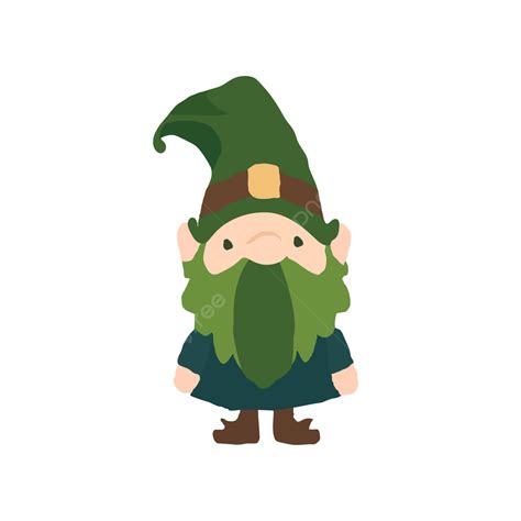 Duende Navideño Barbudo En Escandinavo Vector PNG Duende En