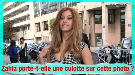 Zahia Porte T Elle Une Culotte Sur Cette Photo YouTube