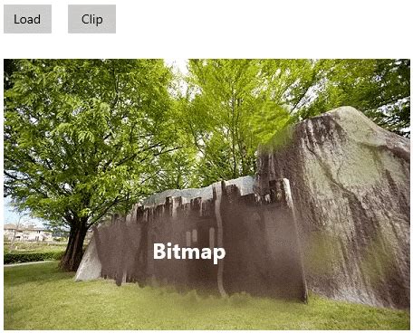 Clipping An Image Componentone Bitmap For Uwp
