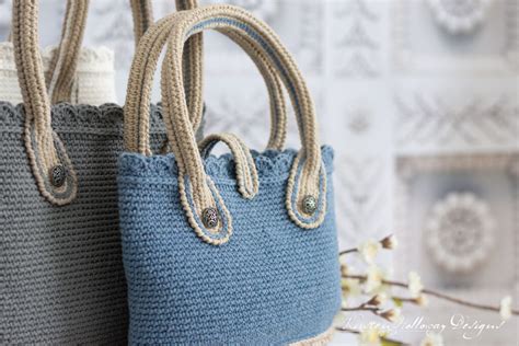 Sweet Simplicity Tote Bag Sizes Free Crochet Pattern Kirsten