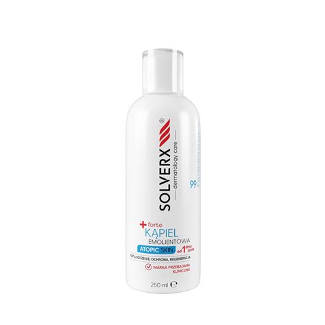 SOLVERX DERMATOLOGY CARE FORTE Kąpiel emolientowa Atopic Skin od 1
