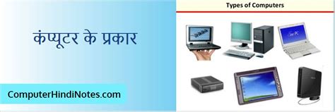 Types Of Computer Hindi