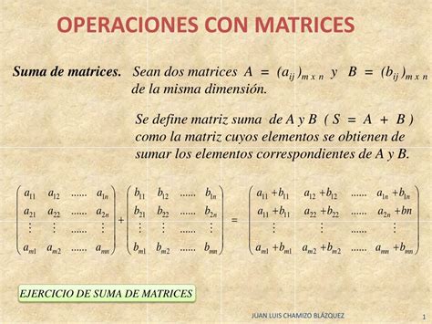 Operaciones Con Matrices