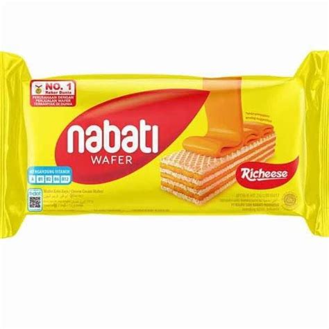 Jual Richeese Nabati Wafer Krim Keju Richoco Krim Cokelat 122gr
