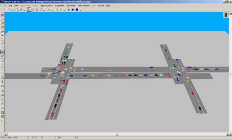 crossroads microscopic model realized in vissim download scientific diagram