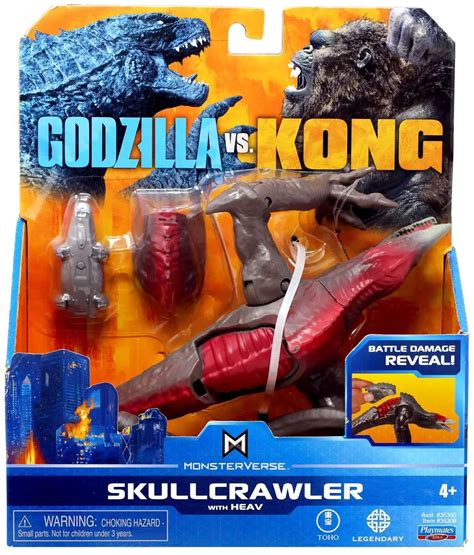 Godzilla Vs Kong Monsterverse Skullcrawler Action Figure With Heav
