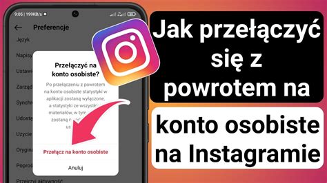 Jak przełączyć się z powrotem na konto osobiste na Instagramie 2023