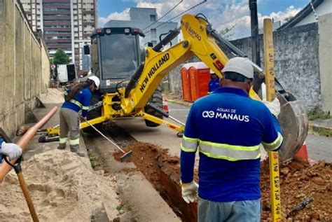 Zona Centro Sul de Manaus Implantação de rede de esgoto segue