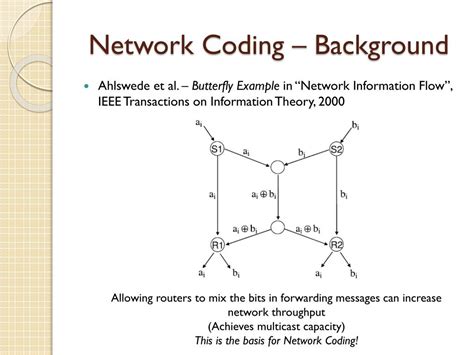 ppt xors in the air practical wireless network coding powerpoint presentation id 3734242