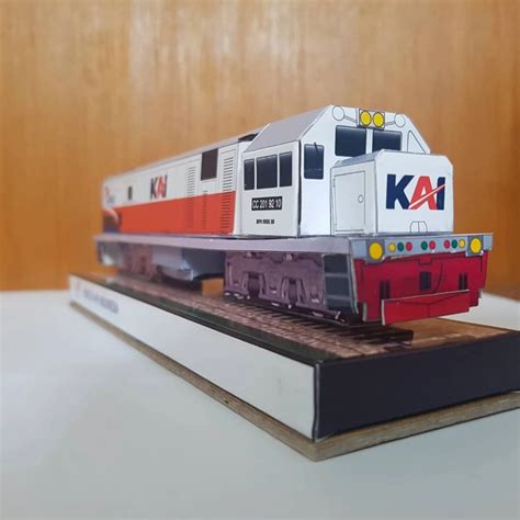 Jual Miniatur Papercraft Kereta Api Kertas CC201 Shopee Indonesia