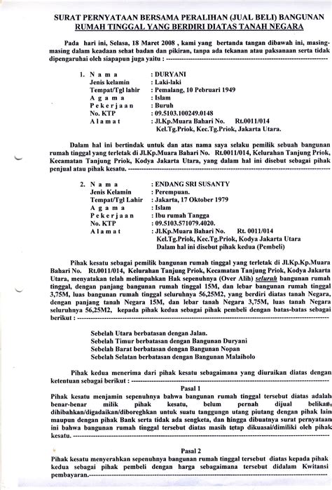 Detail Contoh Surat Pengalihan Hak Tanah Koleksi Nomer 23