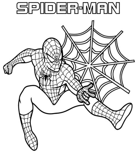 93 Desenhos De Homem Aranha Para Colorir