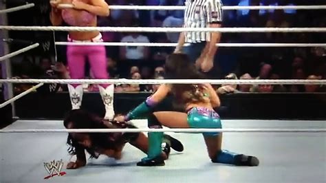 Wwe Layla Dance And Gave Alicia Fox Slap Butt Youtube