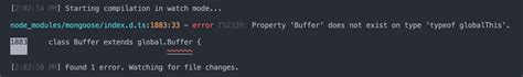 property buffer does not exist on type typeof globalthis · issue 939 · nestjs mongoose