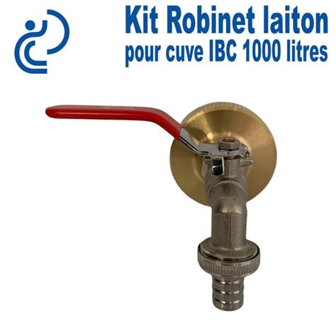Robinet Laiton Pour Cuve IBC 1000L Kit Complet Avec Joint Kit De Valve