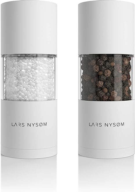 Amazon LARS NYSØM Salt and Pepper Grinder Set I Salt and Pepper
