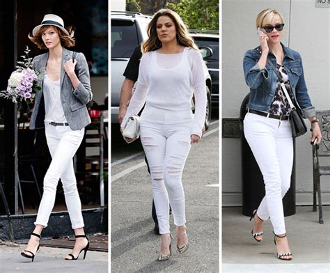 Can I Wear White Jeans In The Fall And Winter Glamour