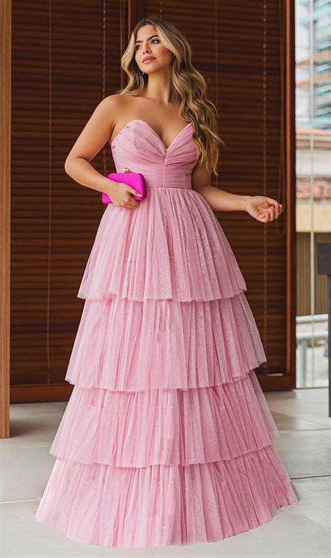 Vestido Rosa Para Madrinha De Casamento Vestidos Para Usar Em