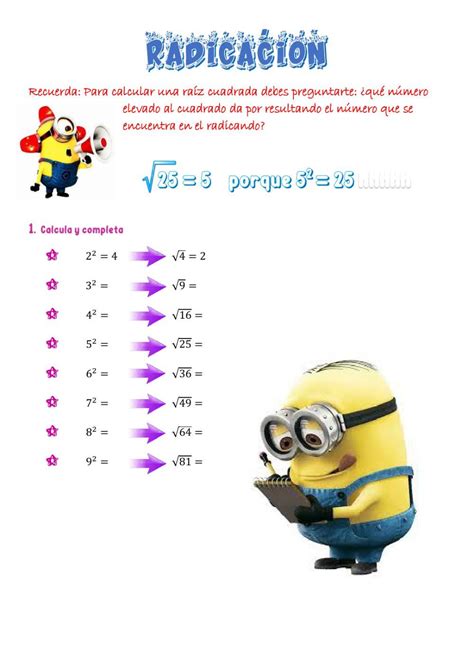 Actividad De Radicaci N Para Ro