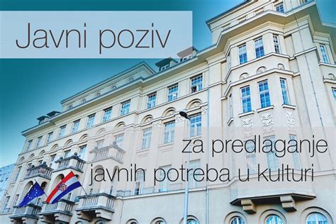 Ministarstvo Kulture I Medija Objavljuje Javni Poziv Za Predlaganje