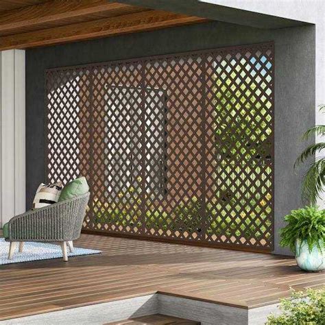 Barrette Outdoor Living 4 Ft X 8 Ft Classic Diamond Vinyl Lattice