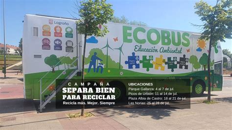 SEPARA BIEN PARA RECICLAR Recicla más Mejor Siempre Logroño Limpio